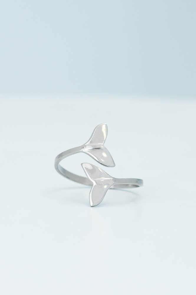 Whale Tale Wrap Ring in Silver – Creative Women of the World