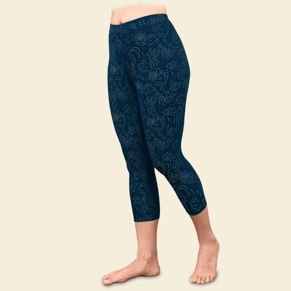 Organic Cotton Mid-Calf Leggings - Print – Creative Women of the World